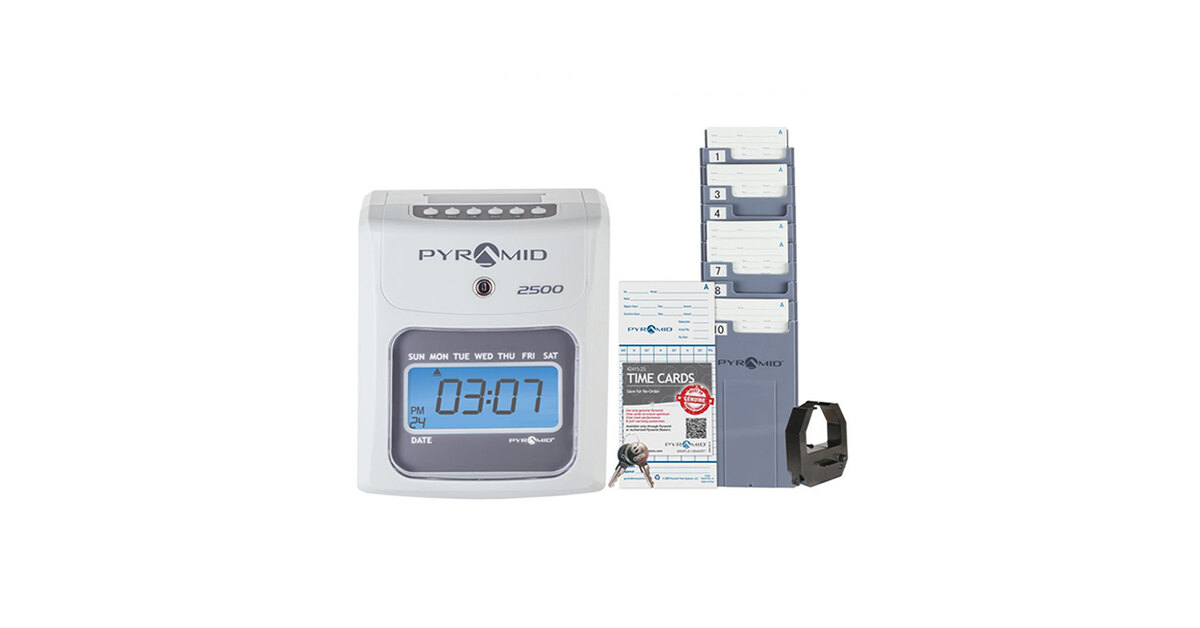 Time Card Clock Machine