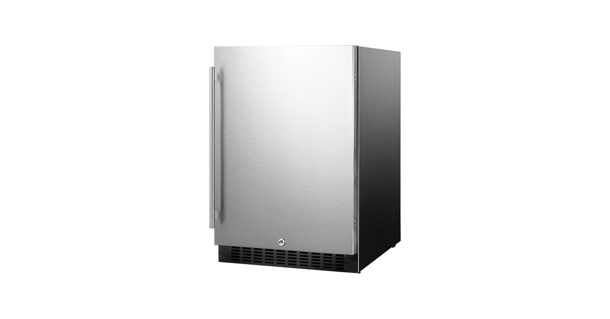 24 Inch Summit 24" Outdoor Undercounter Freezer - Stainless Steel ...