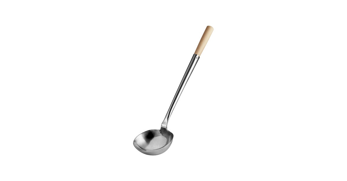 Ladle Spoon Samuel Groves Stainless Steel Ladle With Wood Handle – Long ...