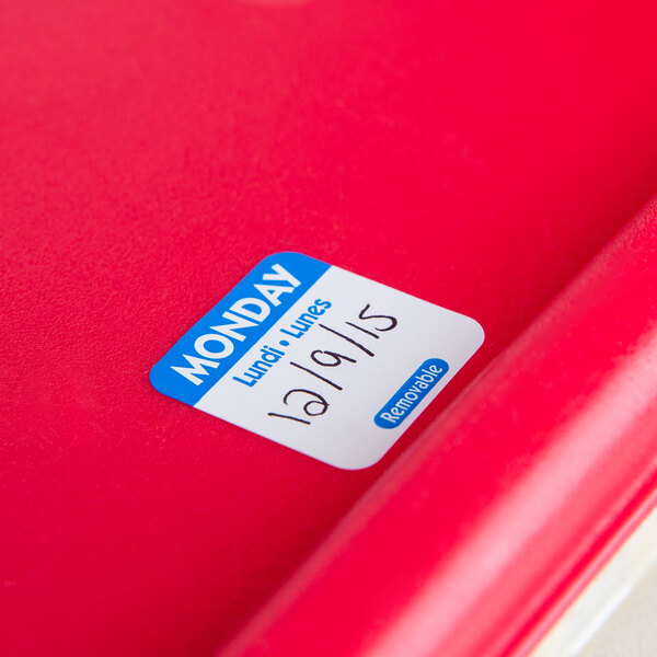 National Checking Company R101R 1" Monday Day of the Week Removable ...