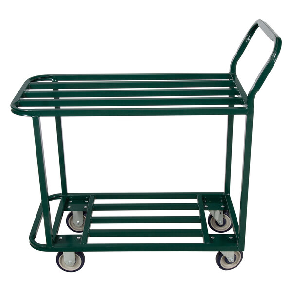 Winholt 110 Two Shelf Steel Stocking Cart - 41" x 18"