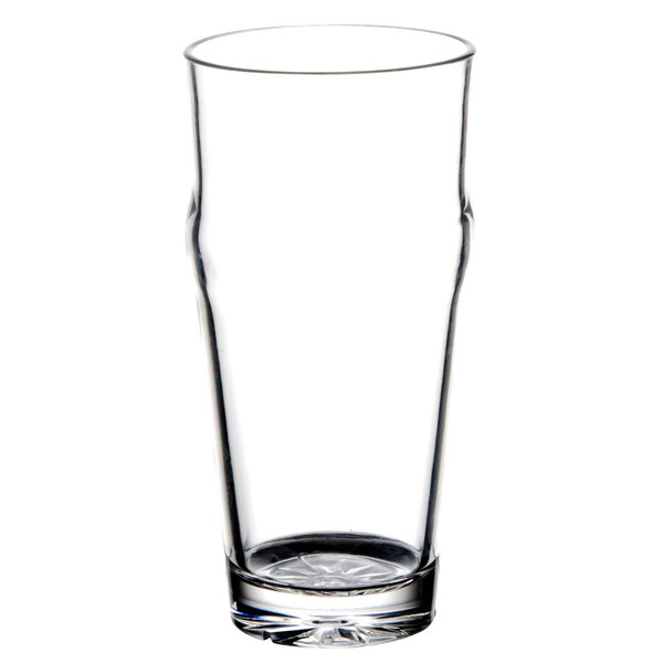 Thunder Group PLTHEP020C 20 oz. Plastic English Pub / Nonic Glass
