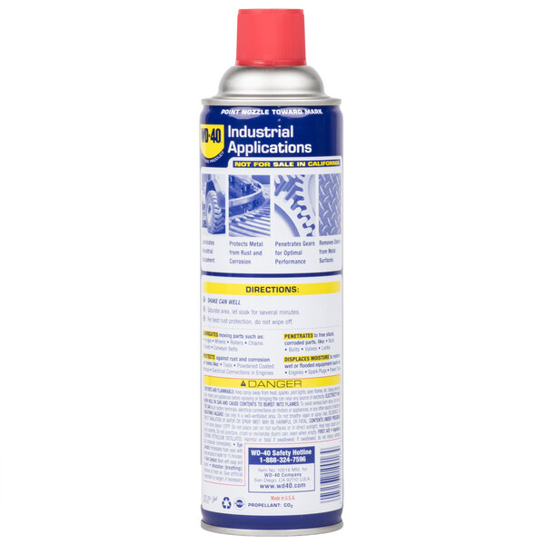 WD-40 490088 16 oz. Spray Lubricant - 12/Case