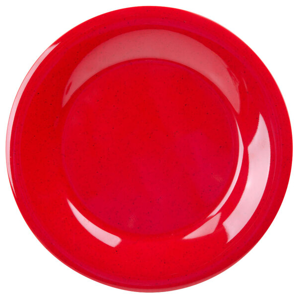 GET WP-9-RSP Red Sensation 9" Wide Rim Plate - 24/Case