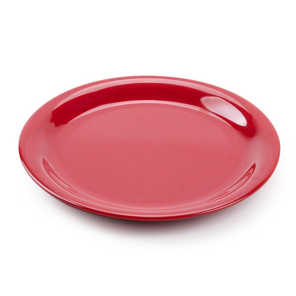 GET NP-7-RSP Red Sensation 7 1/4" Narrow Rim Plate - 48/Case