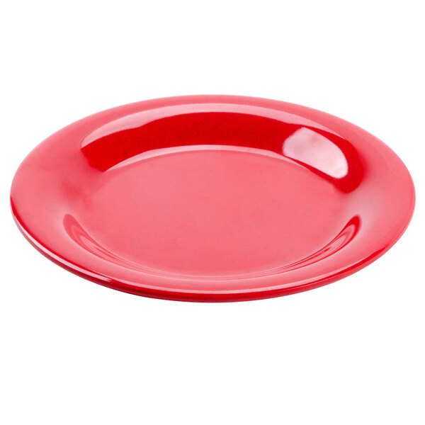 GET WP-6-RSP Red Sensation 6 1/2" Wide Rim Plate - 48/Case