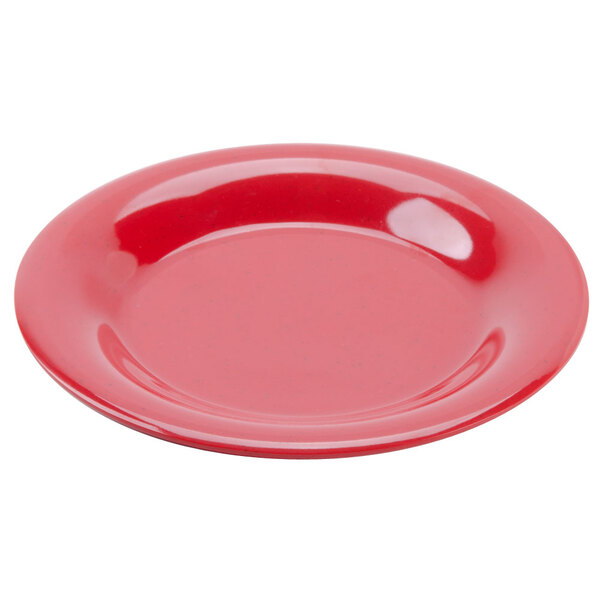 GET WP-7-RSP Red Sensation 7 1/2" Wide Rim Plate - 48/Case