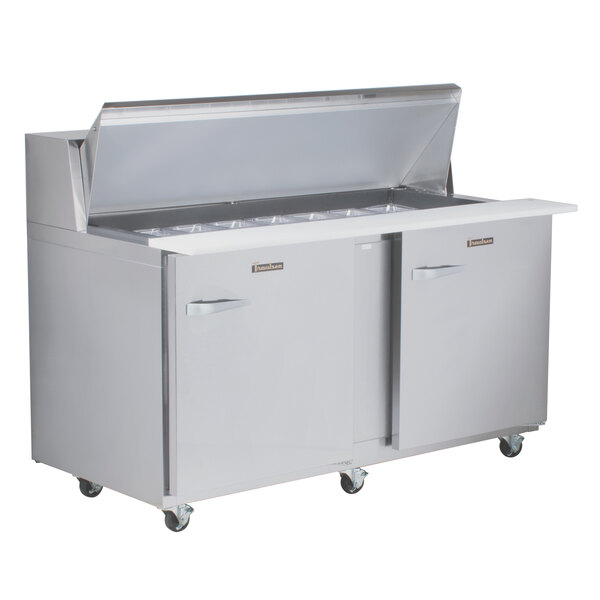 Traulsen UPT6012-RR 60" 2 Right Hinged Door Refrigerated Sandwich Prep ...