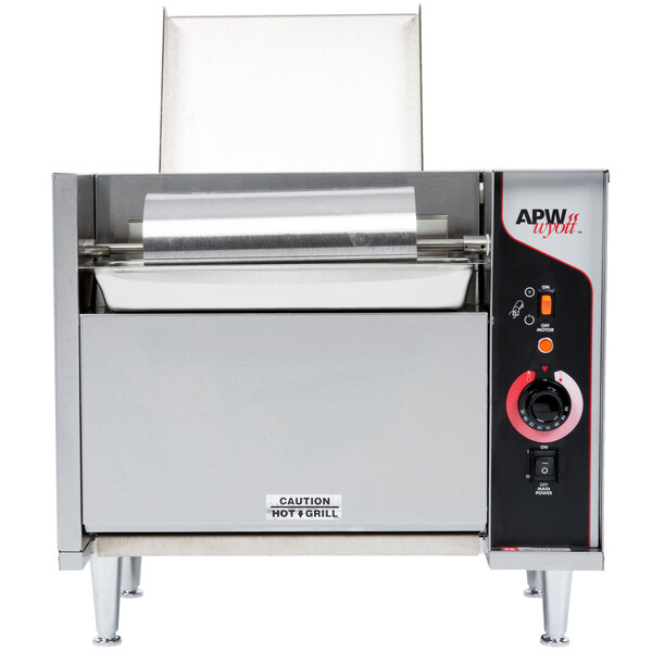 APW Wyott M-95-2 Vertical Conveyor Bun Grill Toaster - 208V