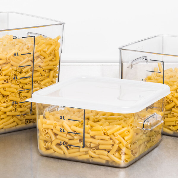 Rubbermaid Clear Square Food Storage Containers