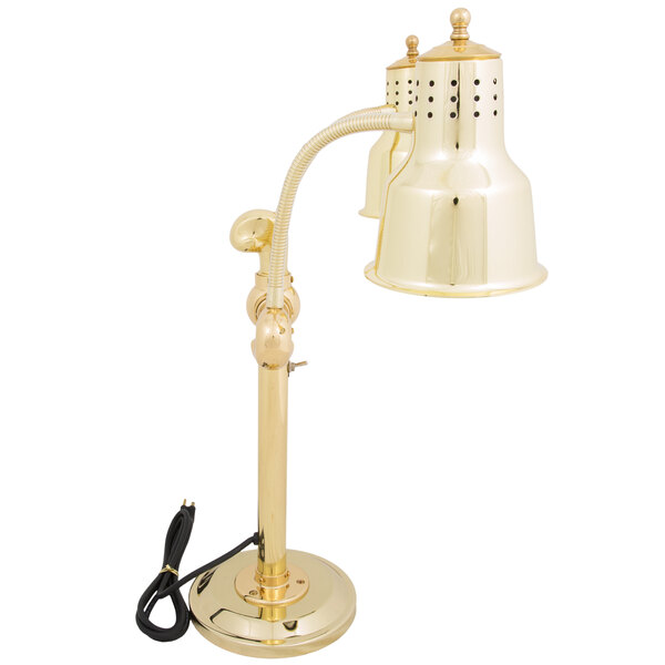 Hanson Heat Lamps DLM/RB9-SOL/BR Portable Single 9" Brass Freestanding ...