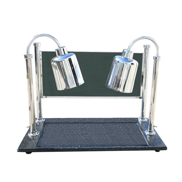 Hanson Heat Lamps CD/700/ST/CH Two Single Bulb 20" x 36" Stainless ...