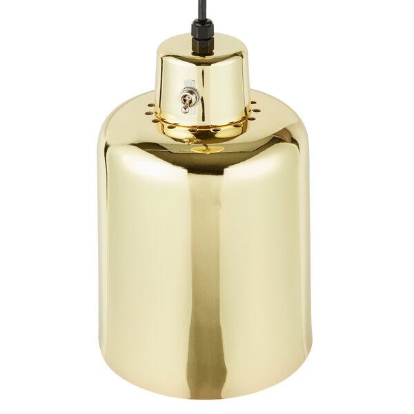 Hanson Heat Lamps 700-C-BR Ceiling Mount Heat Lamp with Brass Finish