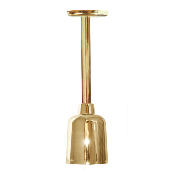 Hanson Heat Lamps 700-LGT-BR Rigid Ceiling Mount Heat Lamp with Brass ...