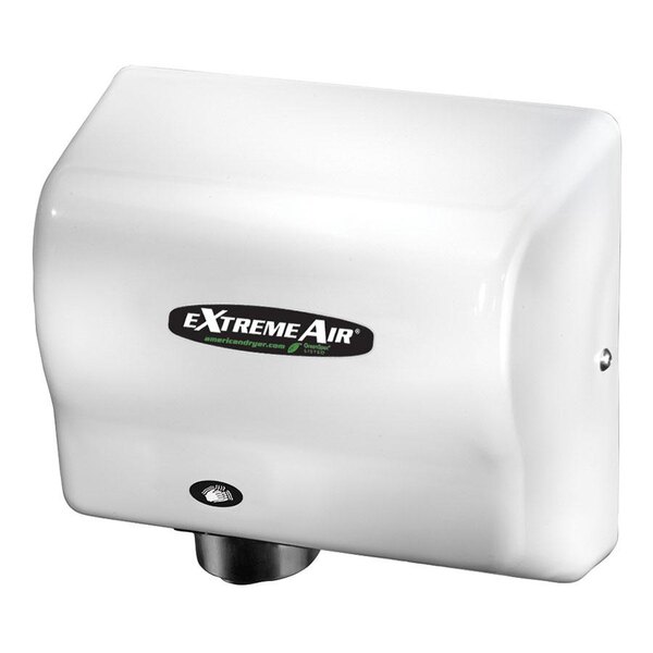 American Dryer GXT9 ExtremeAir Automatic Hand Dryer with White ABS ...