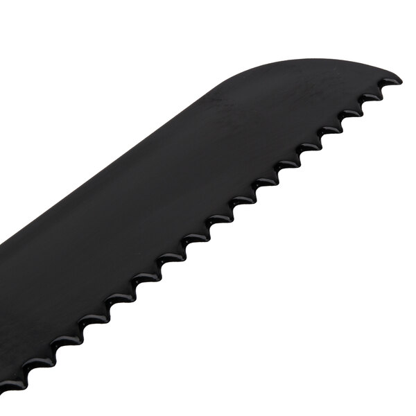 Fineline 3303-BK Platter Pleasers 11 1/2" Black Plastic Bread Knife ...