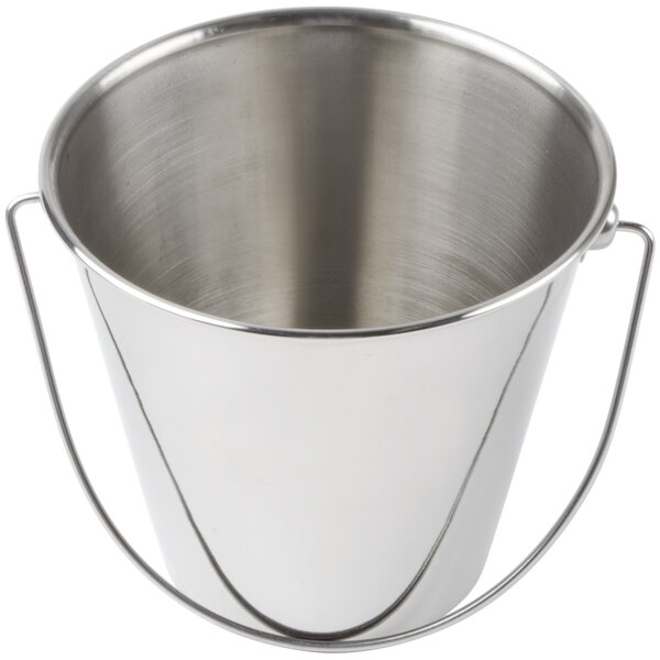 American Metalcraft SSP43 Mini Stainless Steel Pail - 5" x 4 5/8"