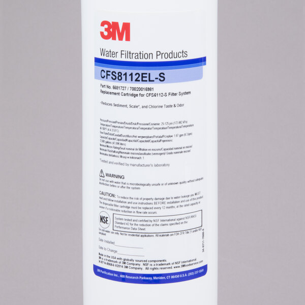 3M Water Filtration Products CFS8112EL-S 17 1/8" Replacement Sediment ...