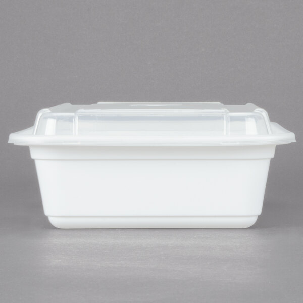 Pactiv Newspring NC888 38 oz. White 6" x 8 1/2" x 2" VERSAtainer ...