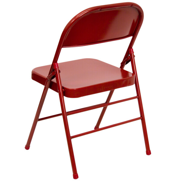 Flash Furniture HF3-MC-309AS-RED-GG Red Metal Folding Chair
