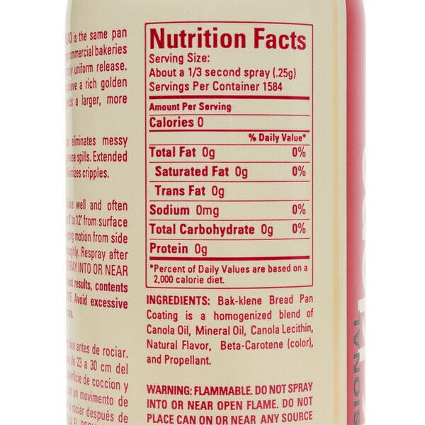 Bak-Klene 14 oz. Bread Pan Release Spray