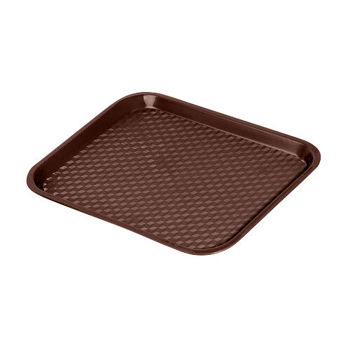 GET FT-14-BR Brown 14" x 10 3/4" Customizable Polypropylene Fast Food ...