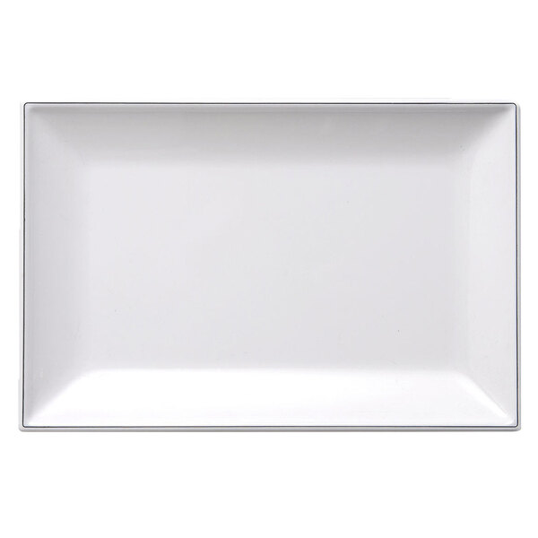 Elite Global Solutions PD250L Viva 9 3/4" x 6 1/2" White Rectangular ...