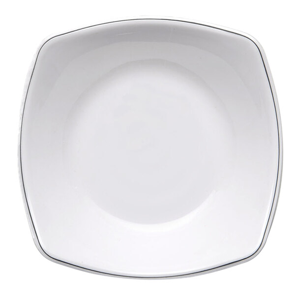 Elite Global Solutions SD304L Viva 6 1/8" White Square Entree Plate ...