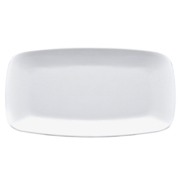 Elite Global Solutions D84RC Radius 8 1/2" x 4 1/2" White Rectangular ...