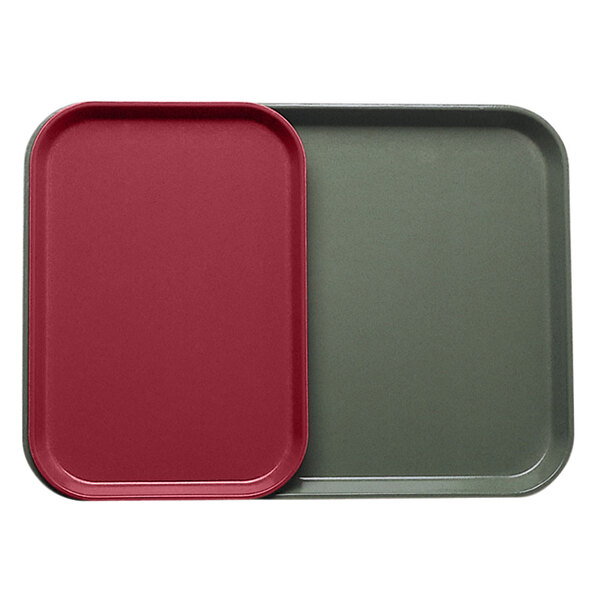 Cambro 1015221 10 1/8" x 15" Ever Red Customizable Insert for 1520 ...