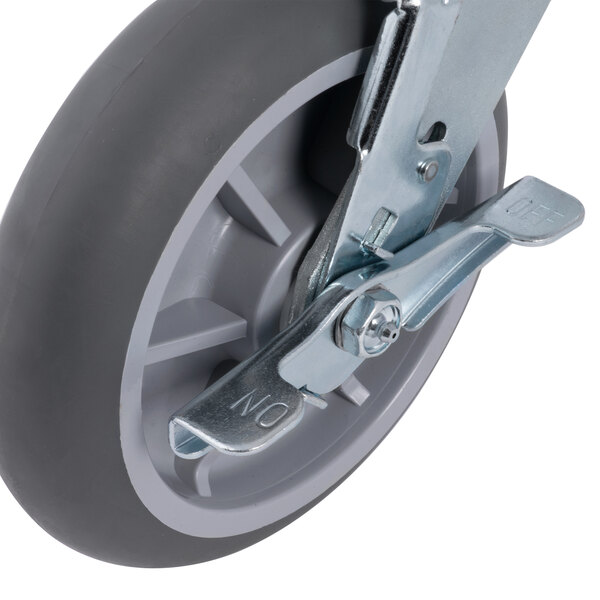 Cambro 60259 8" Replacement Swivel Caster with Brake for Camcruisers