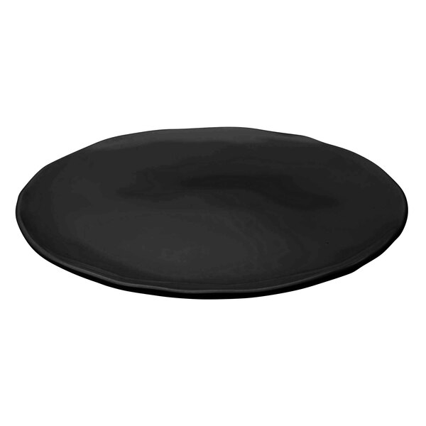 Elite Global Solutions M12P The Edge Black 12" x 1" Round Organic Edge ...