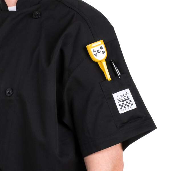 Chef Revival Silver Knife and Steel J005 Unisex Black Customizable ...