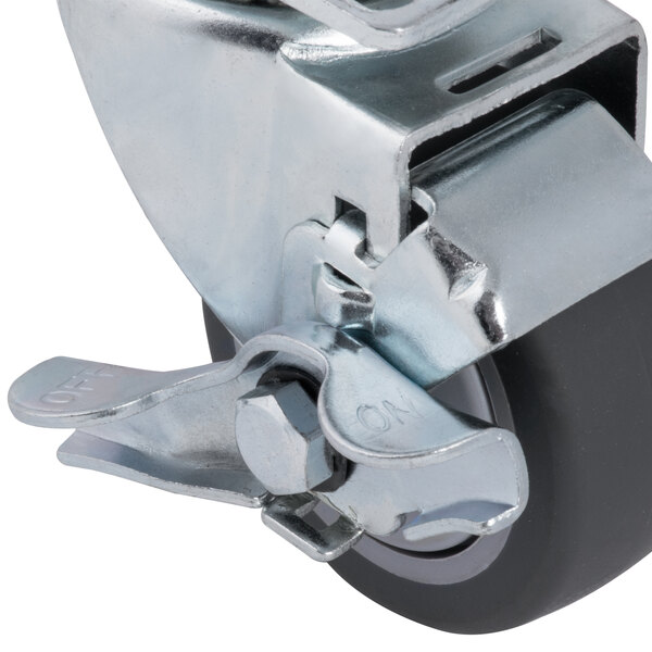 Cambro 60040 3" Replacement Swivel Caster with Brake for Service Carts ...