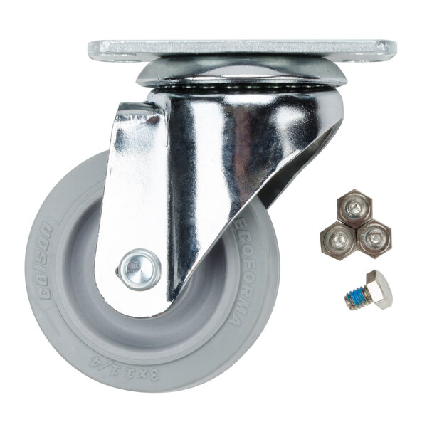 Cambro 60005 3" Replacement Front Swivel Caster for Camcrispers and ...