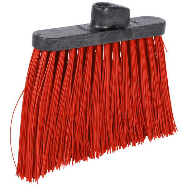 Carlisle 36868EC05 Duo-Sweep 12" Heavy Duty Angled Broom Head with Red ...