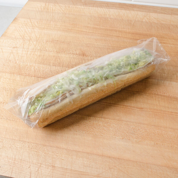 LK Packaging Plastic Lip and Tape Resealable Sandwich Bag 14" x 7 ...