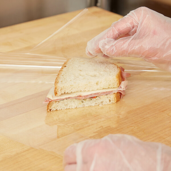 Innopak 15" x 15" Clear Sandwich / Gift Wrap - 3000/Case