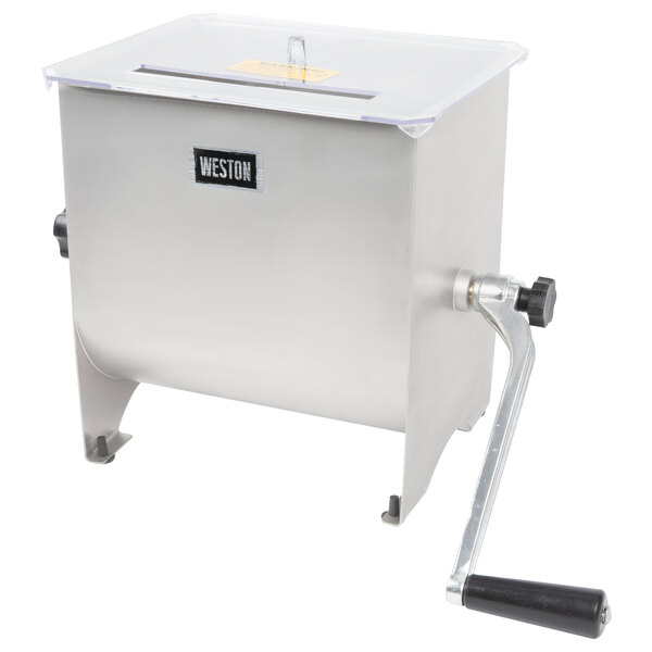 Meat Mixer | Weston 36-1901-W 20 lb. Manual Meat Mixer | WebstaurantStore