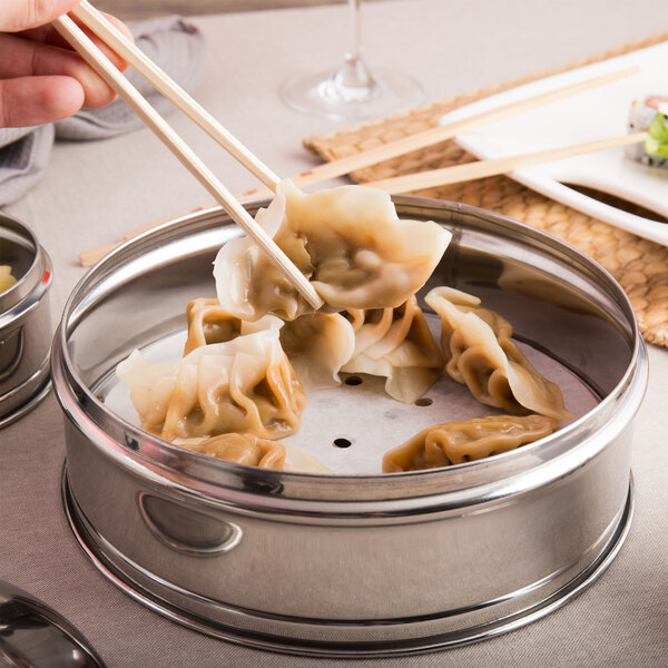 Town 36508 8 1/4" Stainless Steel / Dim Sum Steamer - 12/Pack