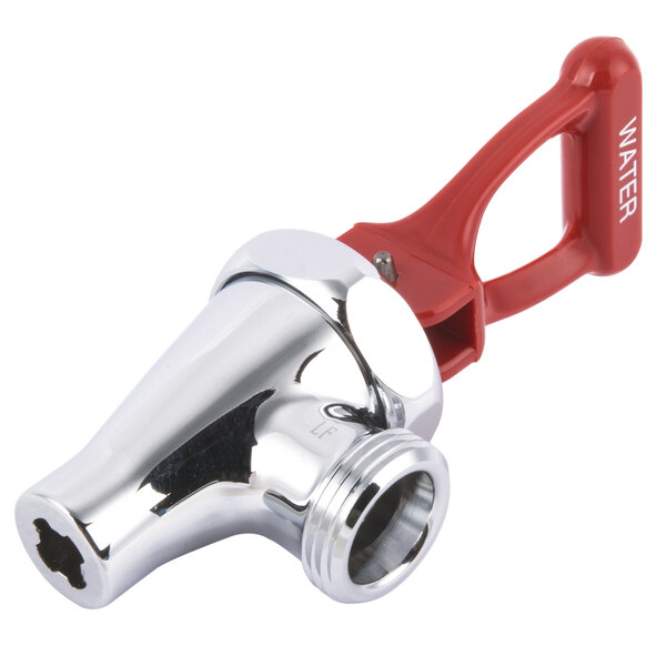 Bunn 07094.0100 Chrome Faucet Assembly with Red Hot Water Handle for ...