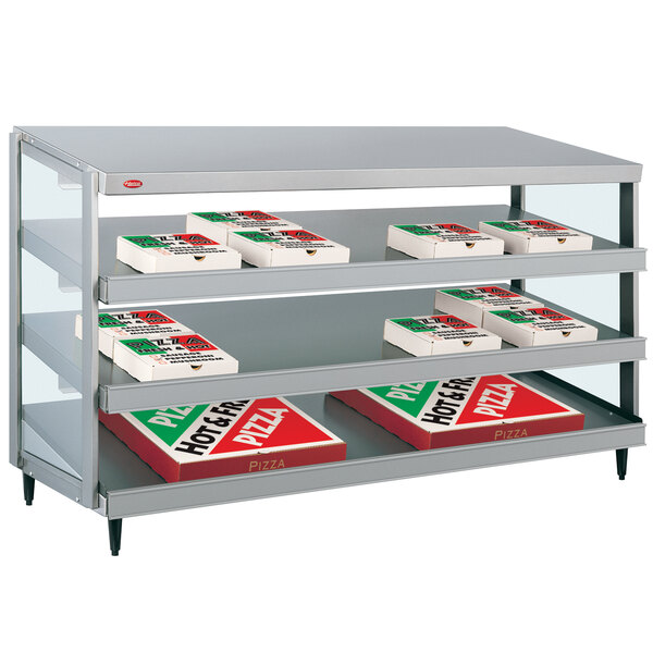 Hatco GRPWS-4818T Glo-Ray 48" Triple Shelf Pizza Warmer - 120/240V, 2880W