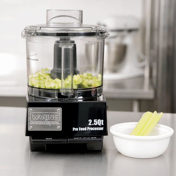 Waring Commercial WFP11SW Food Processor, 2.5 Qt. Bowl