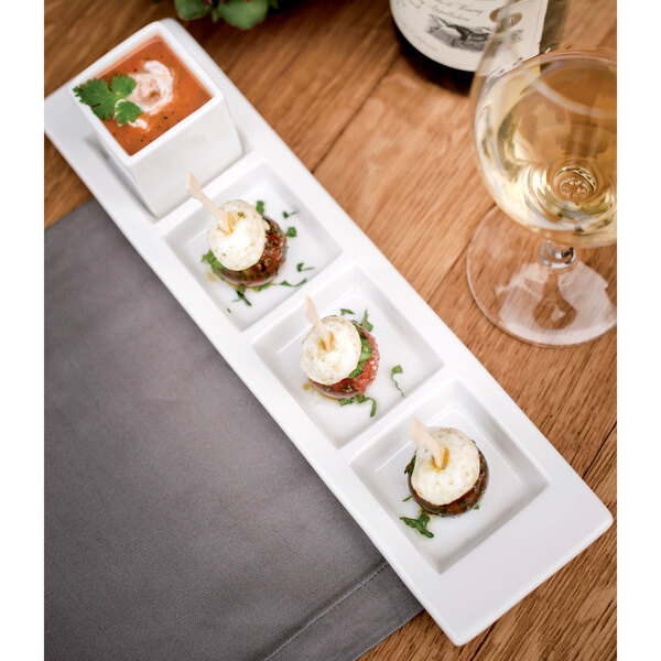 Tuxton AMU-761 AlumaTux Pearl White (European White) 3 oz. China Stackable Ramekin - 24/Case