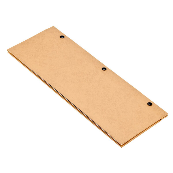 Menu Solutions CHI25B 5 1/2" x 11" Customizable Chicago Screw-Post Menu ...