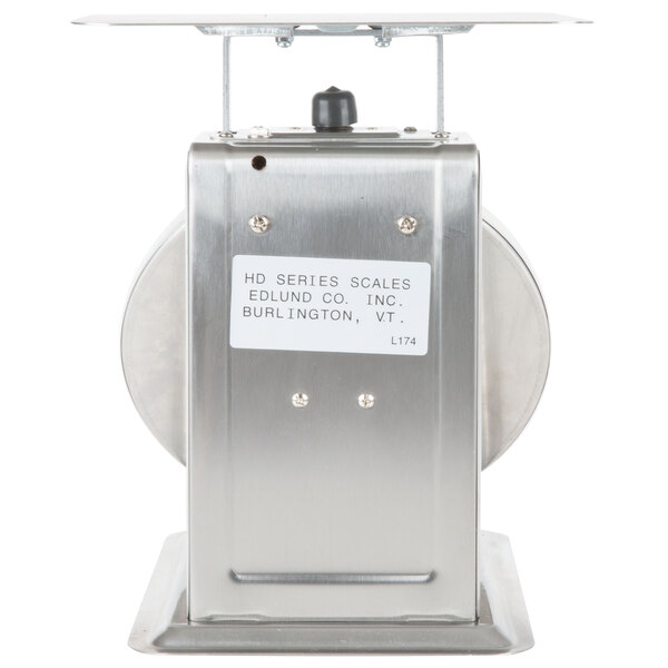 Edlund HD-2DP Heavy-Duty 32 oz. Portion Scale with 8 1/2" x 8 1/2 ...