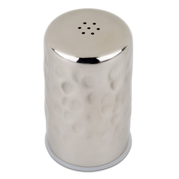 American Metalcraft HMSP2 2 oz. Hammered Finish Stainless Steel Salt ...