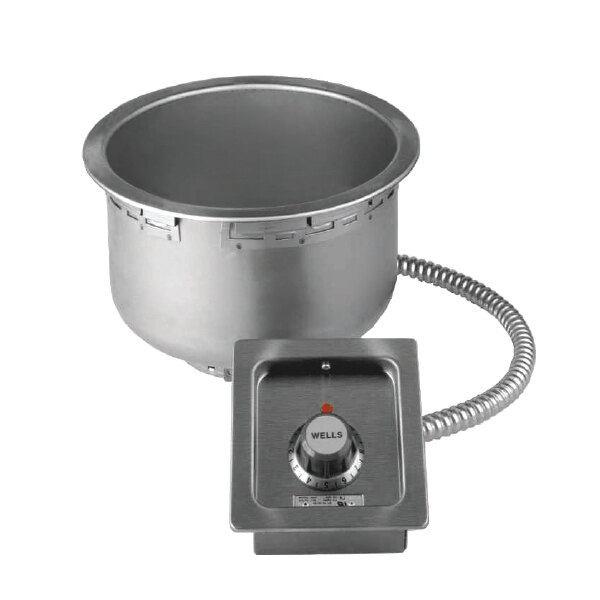 Wells 5P-SS10TUI 11 Qt. Insulated Round Drop-In Soup Well - Top Mount ...
