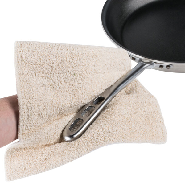 San Jamar 803PG 9 1/2" x 11" Bestex Terry Cloth Pan Grabber / Bakers ...