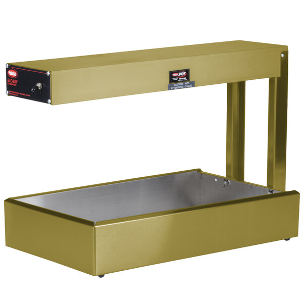 Hatco GRFF Glo-Ray 12 3/4" x 24" Gleaming Gold Portable French Fry ...